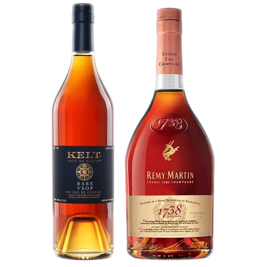 Buy Kelt Tour Monde Cognac VSOP Rare & Remy Martin 1738 Accord Royal ...
