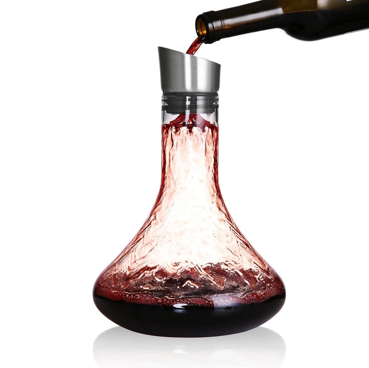 Wine Aerator Pourer - Glass Decanter Aerator with Filter - 1500 mL ...