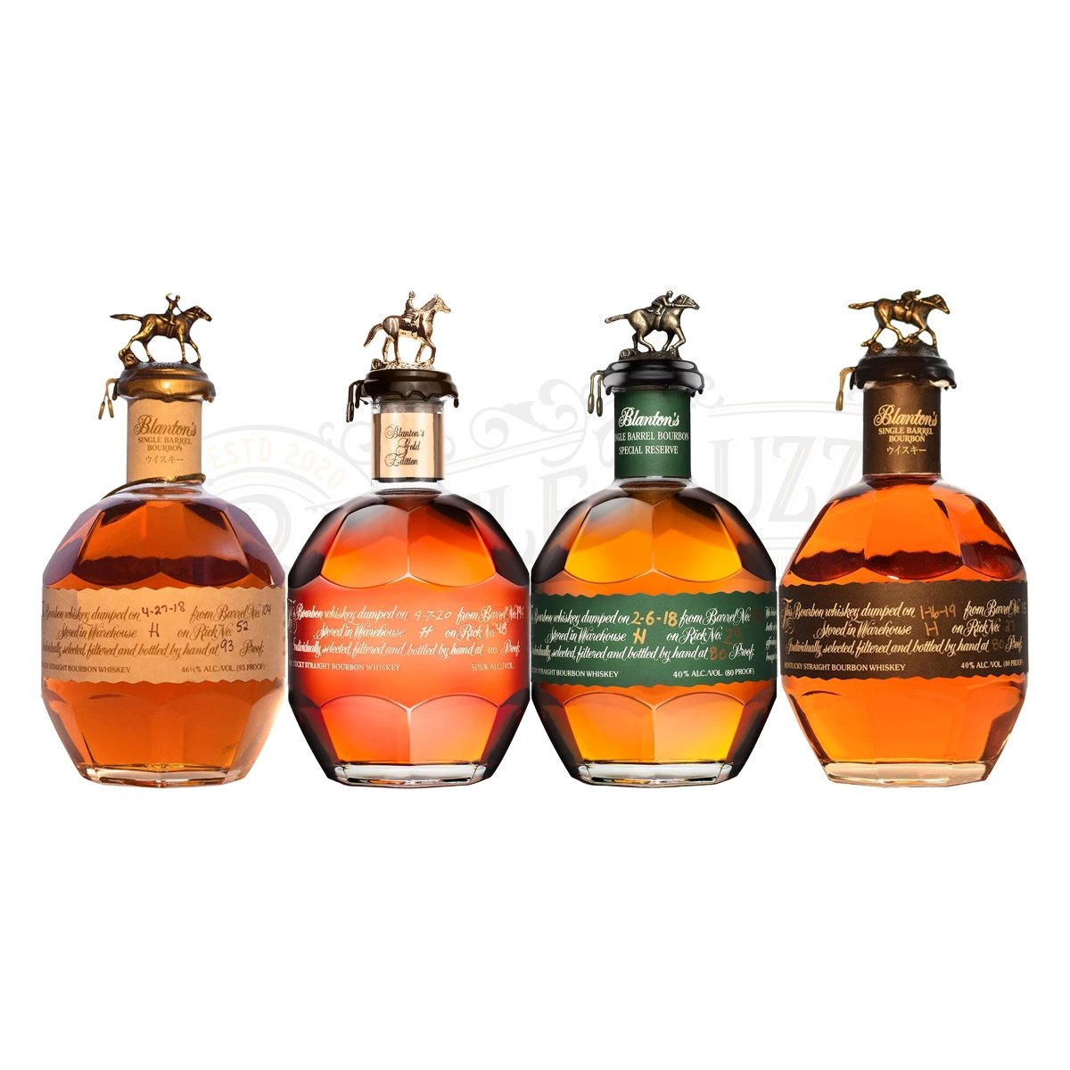 Blanton's Full Lineup Collection Bundle Set - BottleBuzz